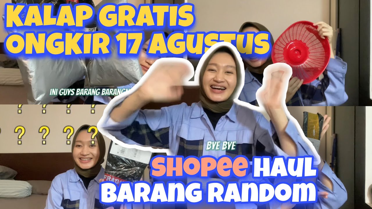 SHOPEE HAUL BARANG RANDOM🤏🏻 BELI APA AJA YAA?? || INDONESIA🇮🇩 - YouTube
