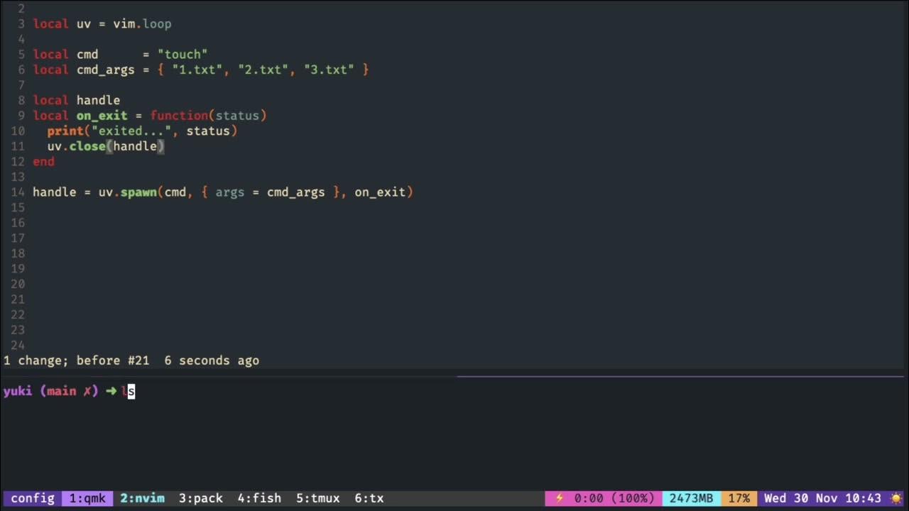 Neovim Libuv Spawn 1 Run Shell Command Async Youtube