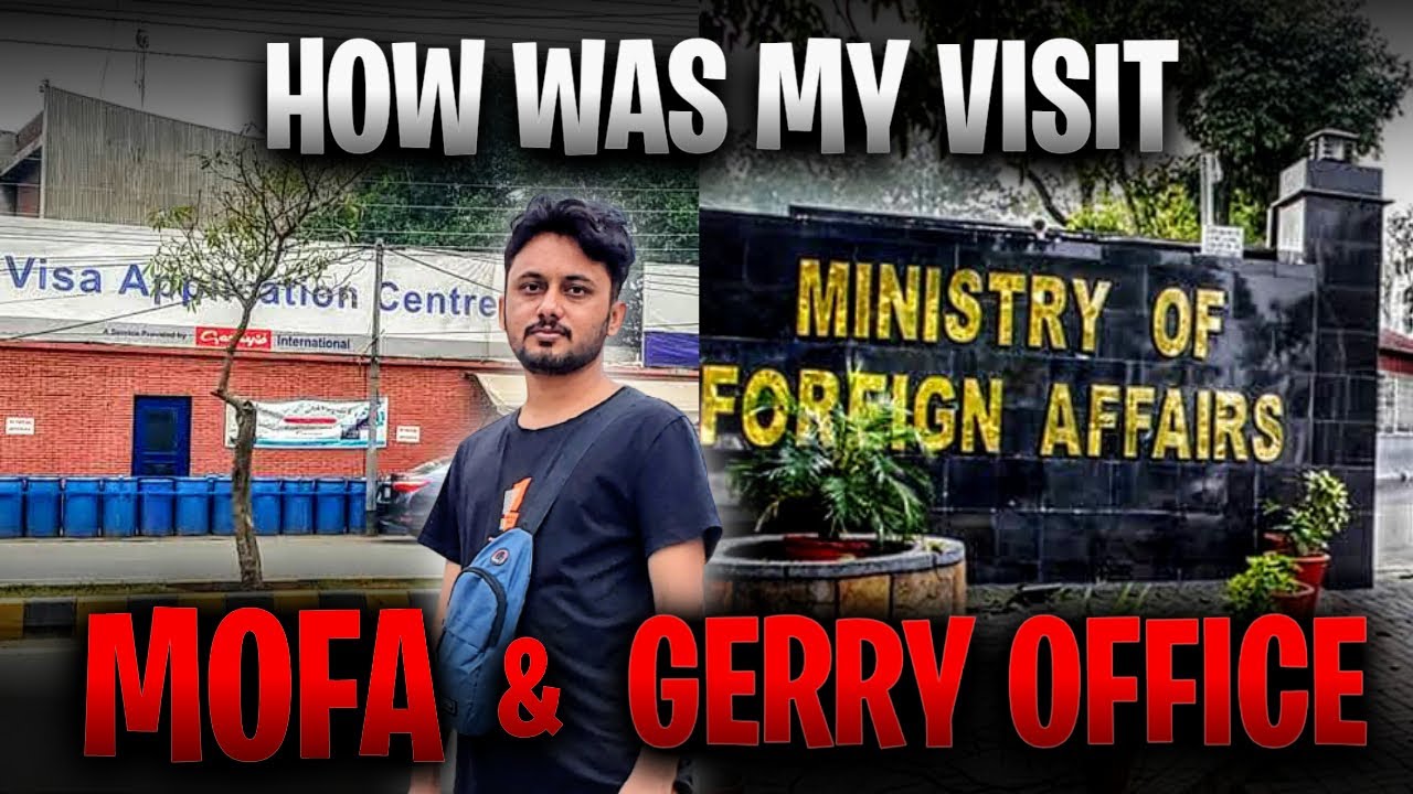 Visit of Mofa and Visa office or Gerry Office #visa #visaoffice #mofa # ...