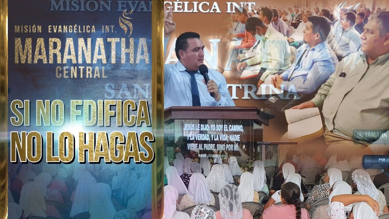 SI NO TE EDIFICA NO LO AGAS 19-03-23 - YouTube