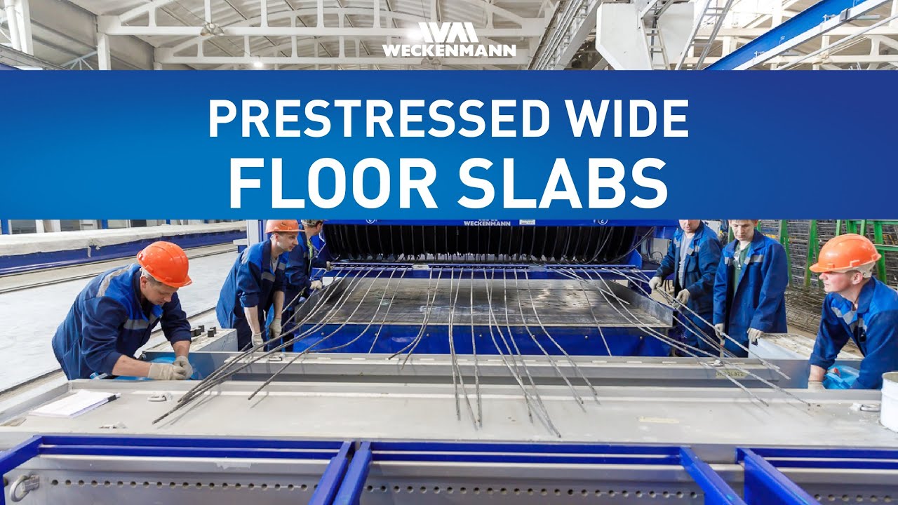 WECKENMANN | Pre-stressed wide floor slabs - YouTube