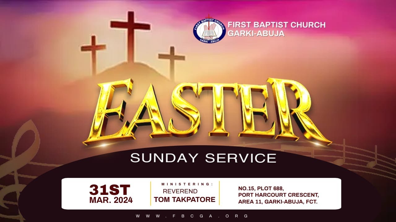 2024 Easter Sunday Service || 31st March, 2024 - YouTube