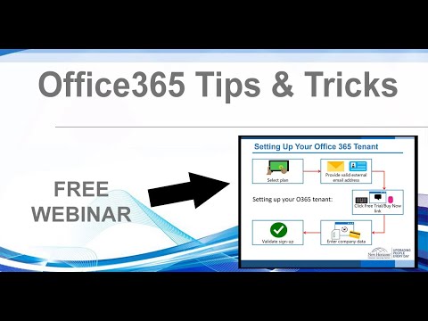Tips and Tricks for Using Office 365 - YouTube