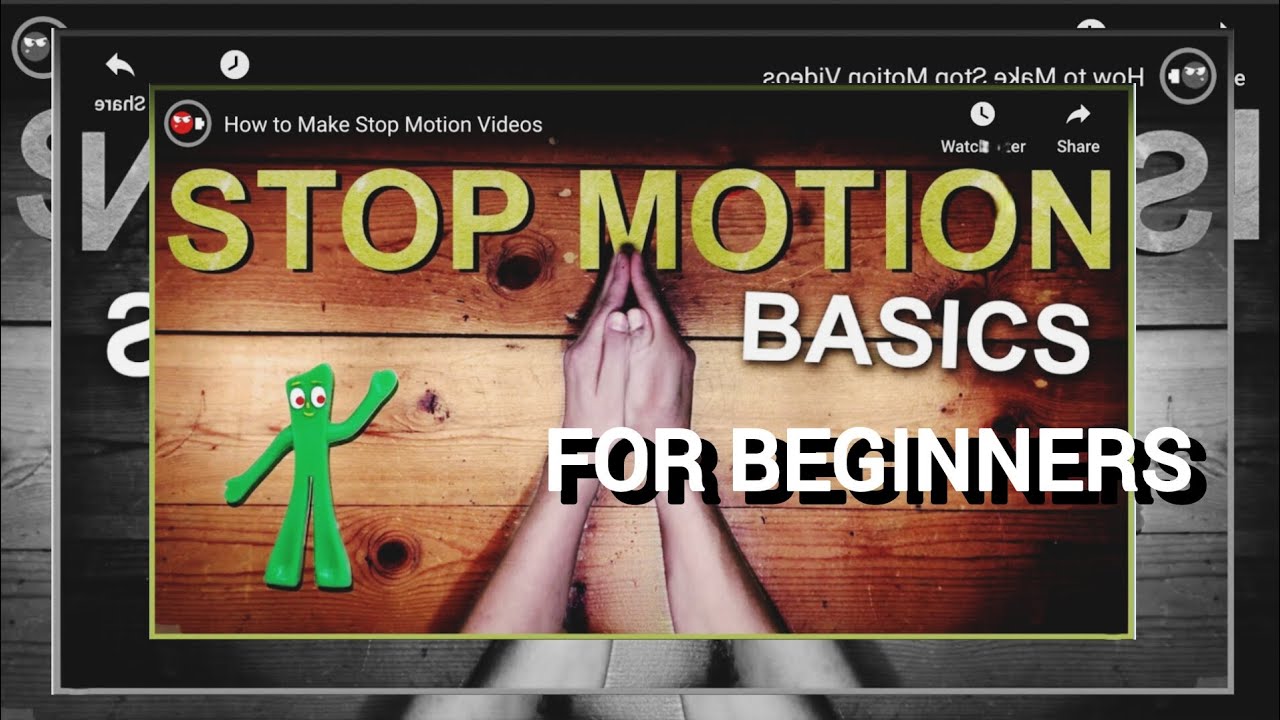 🛑 STOP MOTION TUTORIAL FOR BEGINNERS 🛑 - YouTube