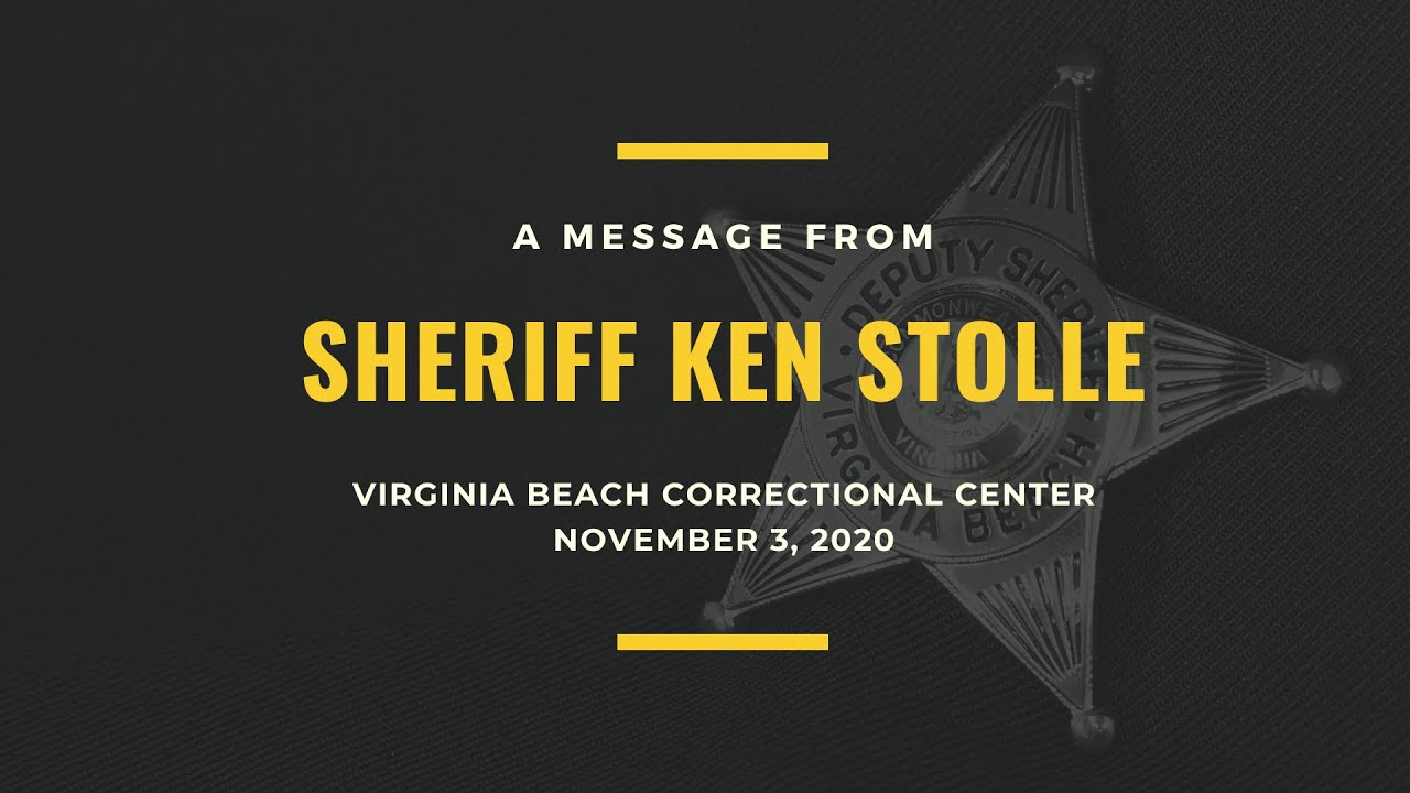 Sheriff Ken Stolle’s video update on COVID-19 in the Virginia Beach ...