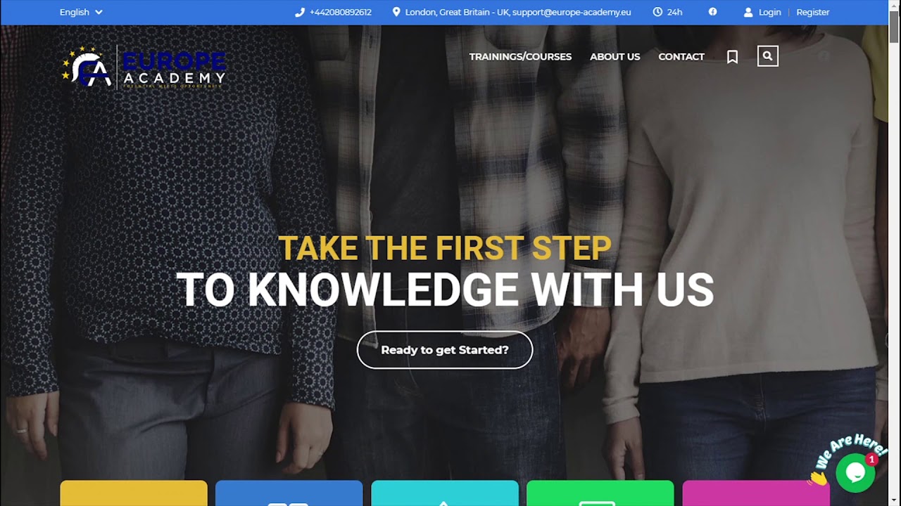 Explanation video about the functions of the Europe Academy Platform ...