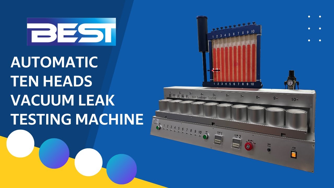 2023 Hot Sales Automatic 10 heads vacuum leak testing machine for Smart ...