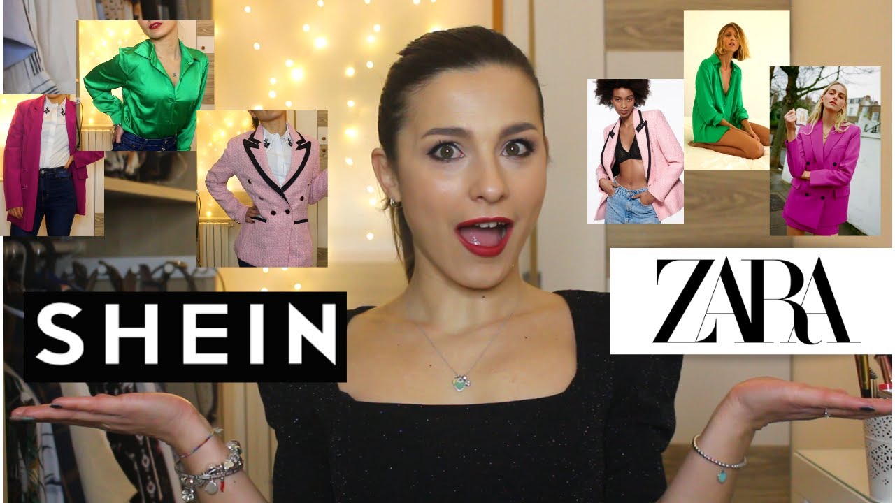 ZARA vs SHEIN - I DUPE CHE DOVETE AVERE! 😍 | TRY ON HAUL | Nica . Make ...