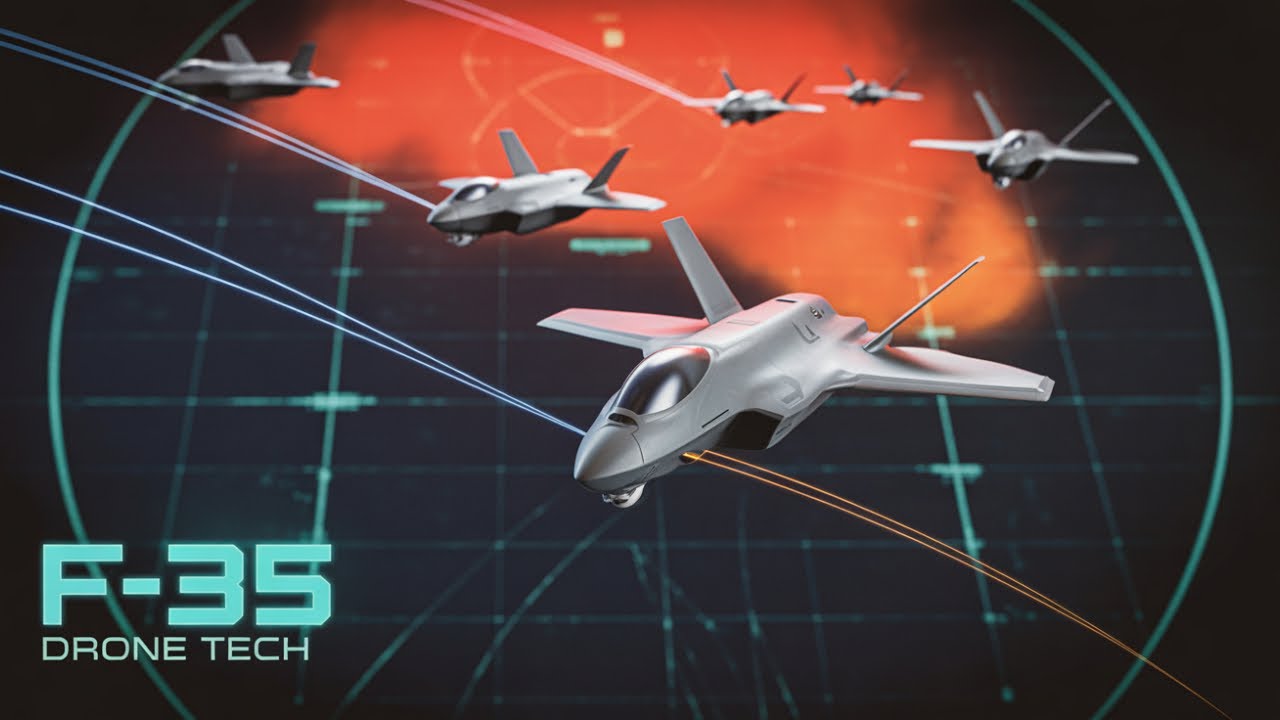 Lockheed Martin Showed Us Their New F-35 Drone Tech - YouTube