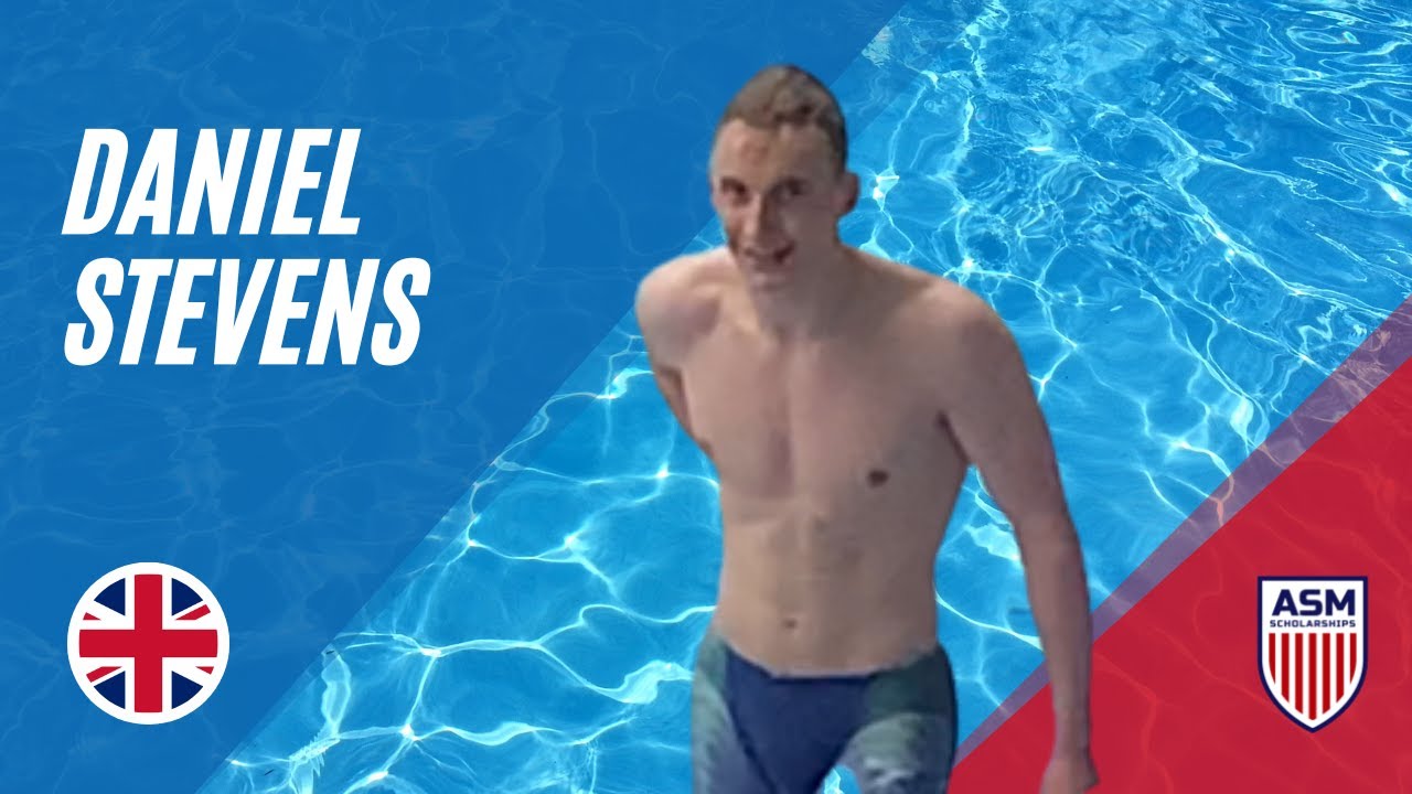 Daniel Stevens | Swimming Recruiting | ASM Scholarships - YouTube