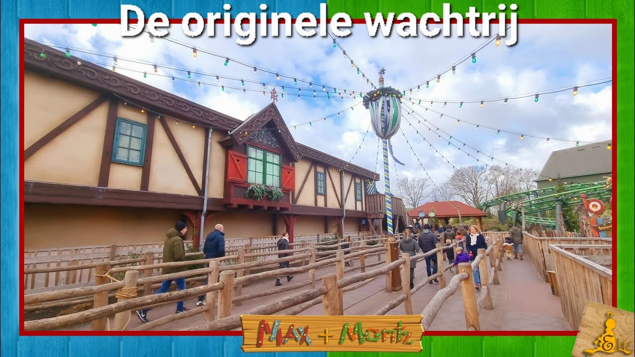 [#Efteling] Wachtrij Max en Moritz ZONDER spatschermen 19-02-2022 - YouTube