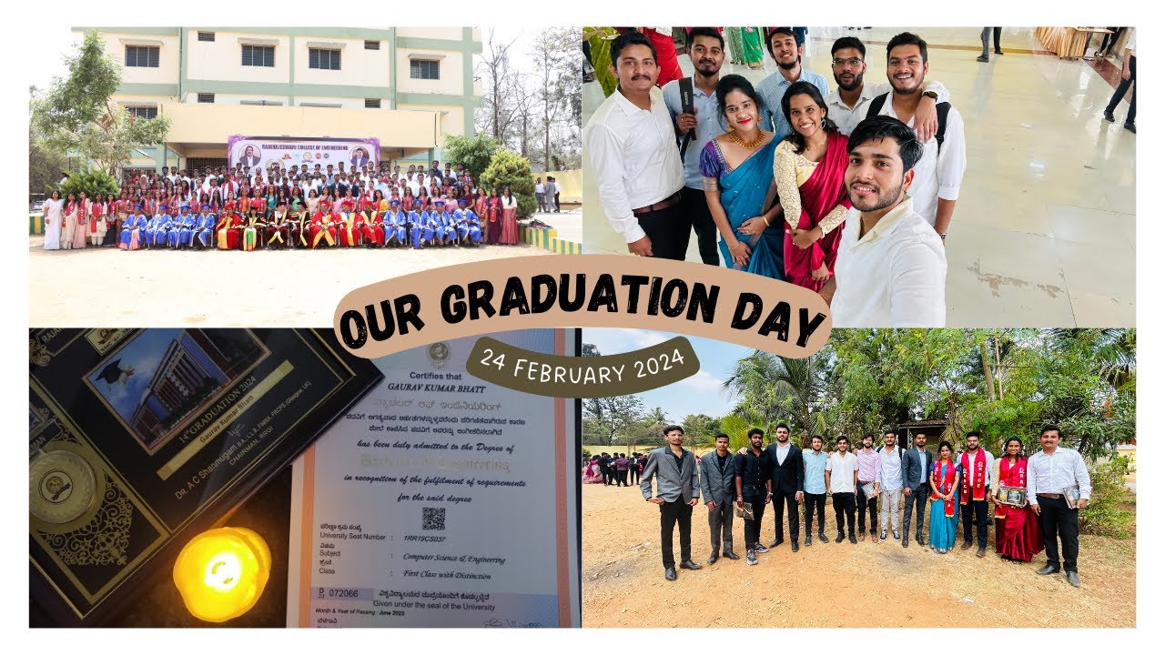 My Graduation Day Vlog 🎓 | A Day to Remember! | First Vlog in College ...