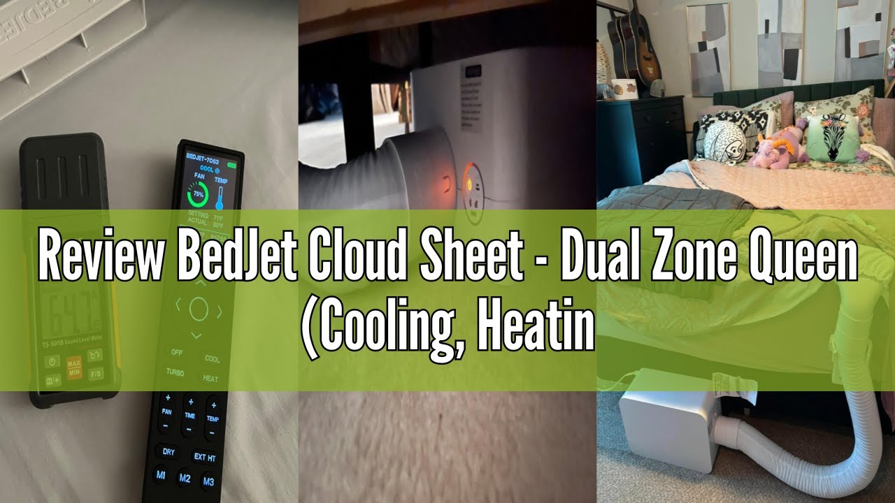 Review BedJet Cloud Sheet - Dual Zone Queen (Cooling, Heating & Climate ...
