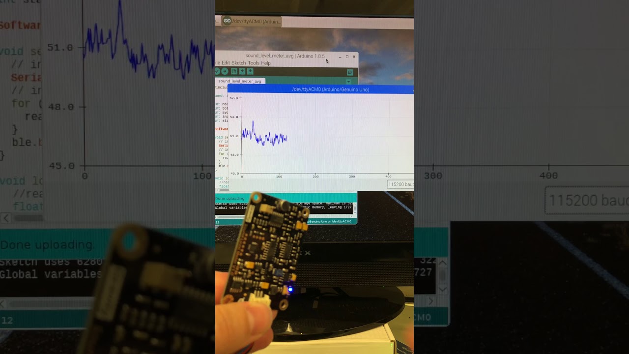 Testing Dfrobot S Sound Level Meter Using Arduino Youtube