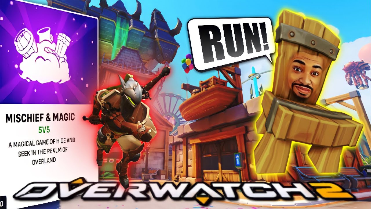 I Was OUTTA THERE!!! / Mischief & Magic Event (Prop Hunt) On OVERWATCH ...