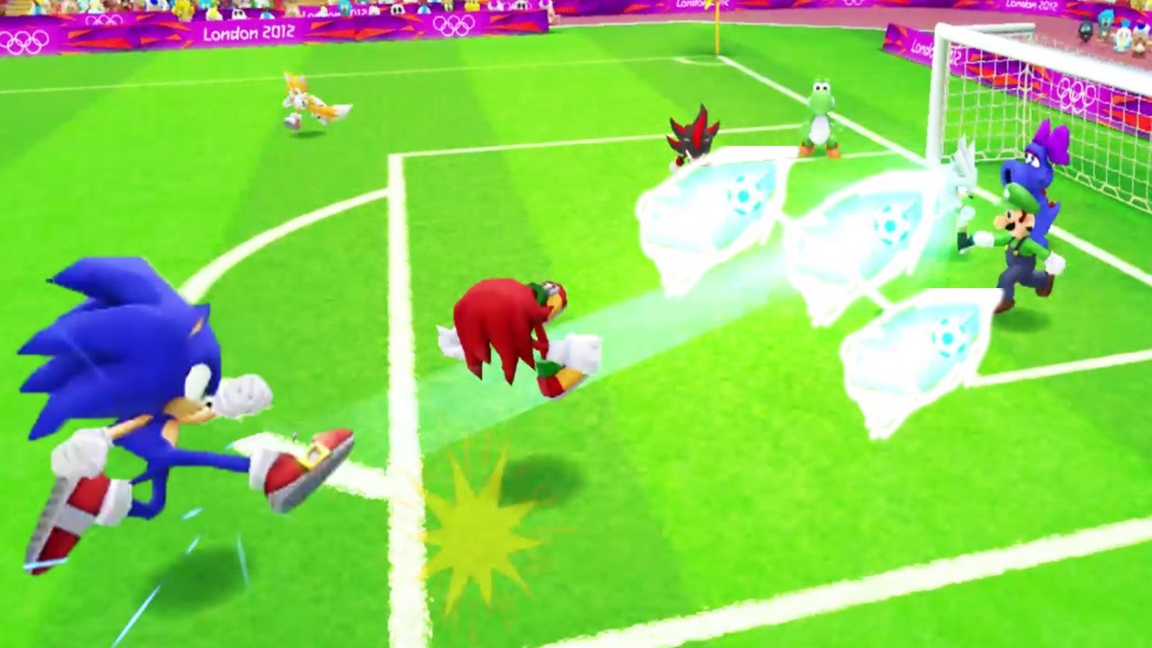 Mario & Sonic at the London 2012 Olympic Games - Team Sonic Vs Team ...