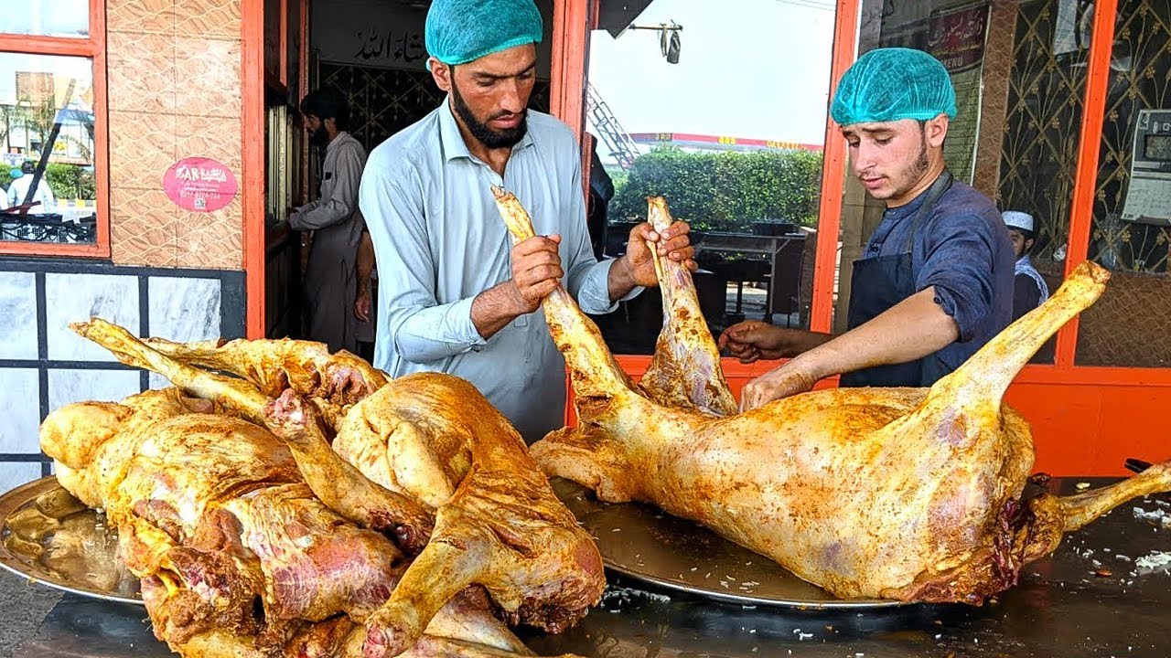 Full Dumba Dum Pukht Recipe | Whole Lamb Roast With Kabuli Pulao | Dum ...