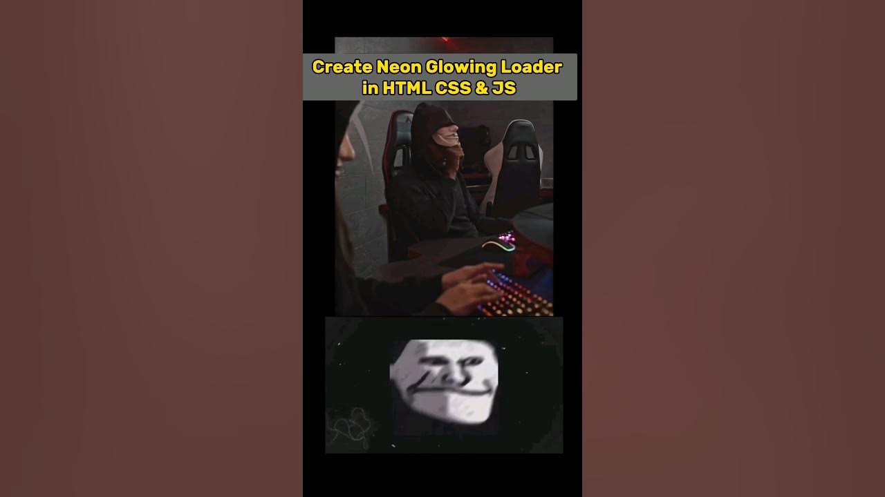 Create Neon Glowing Loading Animation Javascript Css Animation Shorts Css Developer Coding
