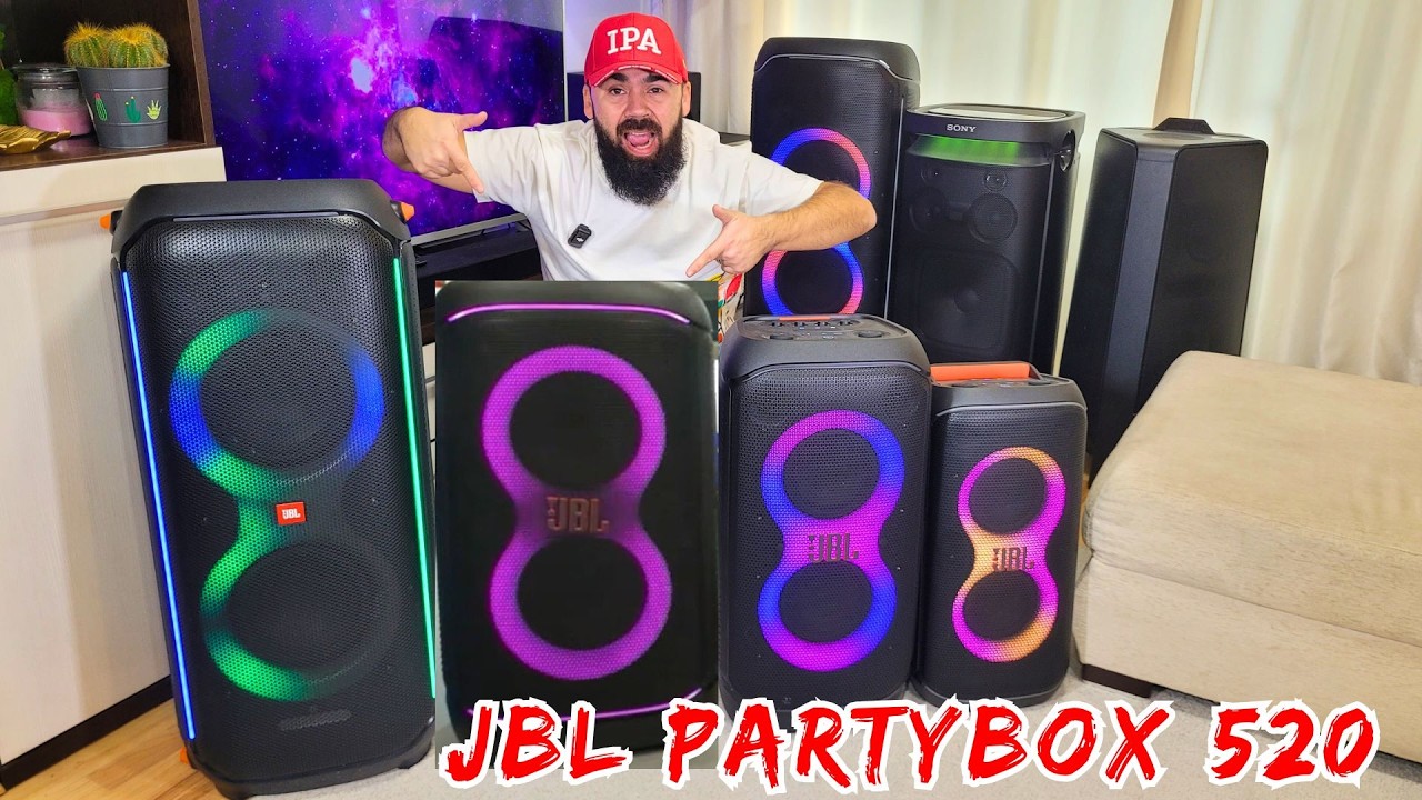 NEW JBL Partybox 520 VS JBL Partybox 320 VS JBL Partybox 120 VS JBL Partybox 710 - Cross ...
