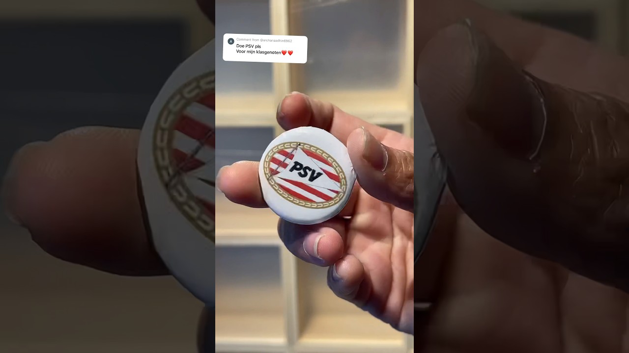 Psv Logo Button Pin #psv #springonshorts #football #voetbal #diy #craft ...