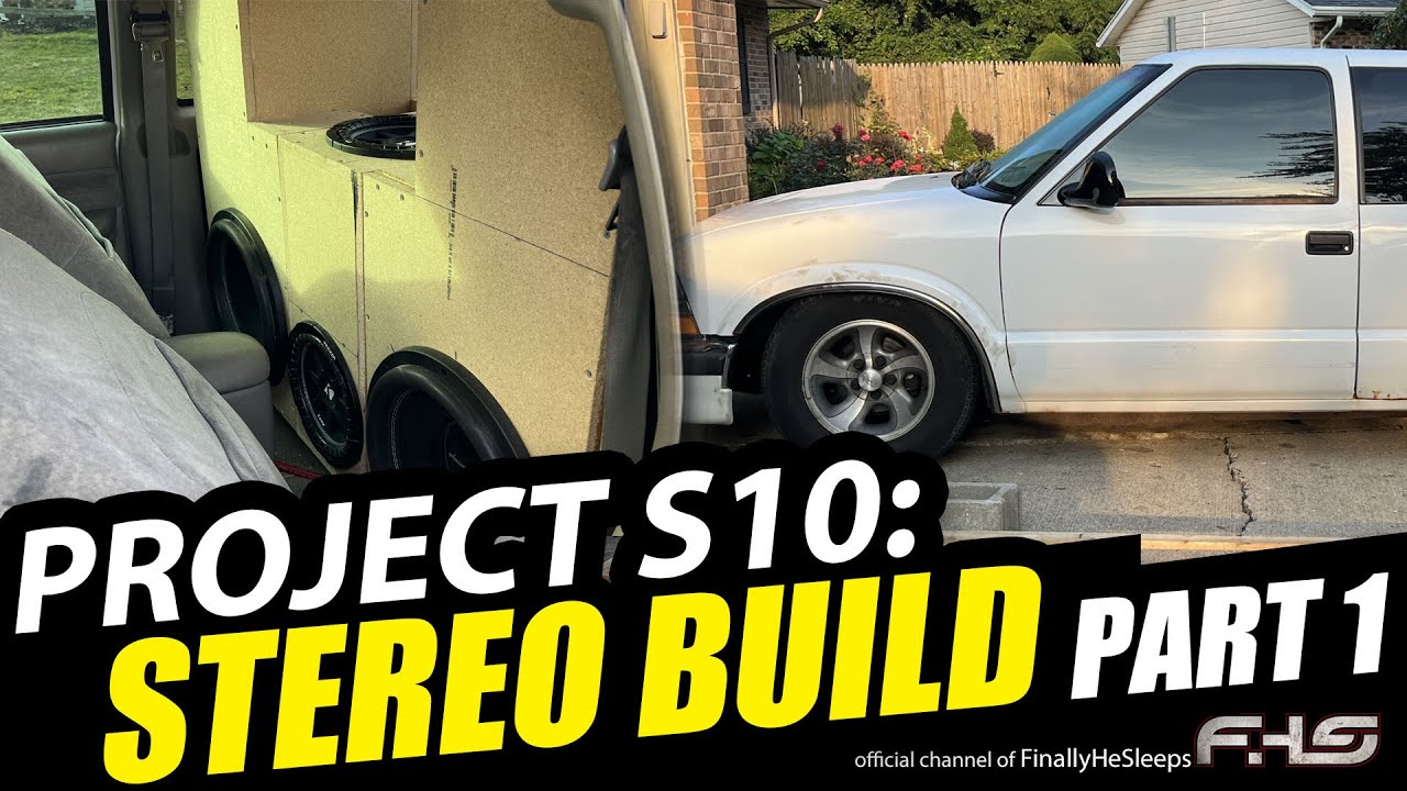 Project Update! BUDGET STEREO BUILD HAS BEGUN, putting a wall in the S ...