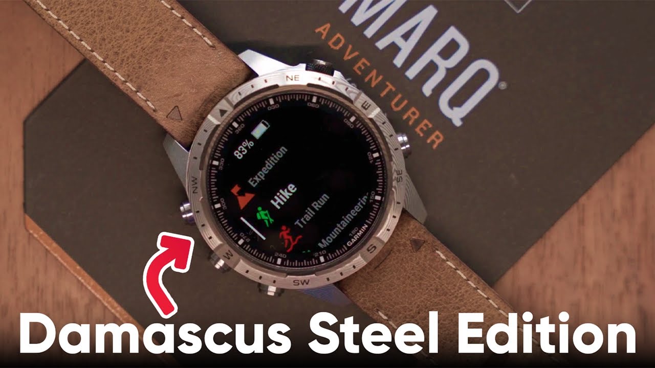 Garmin MARQ Adventurer: The Power of Damascus Steel! - YouTube