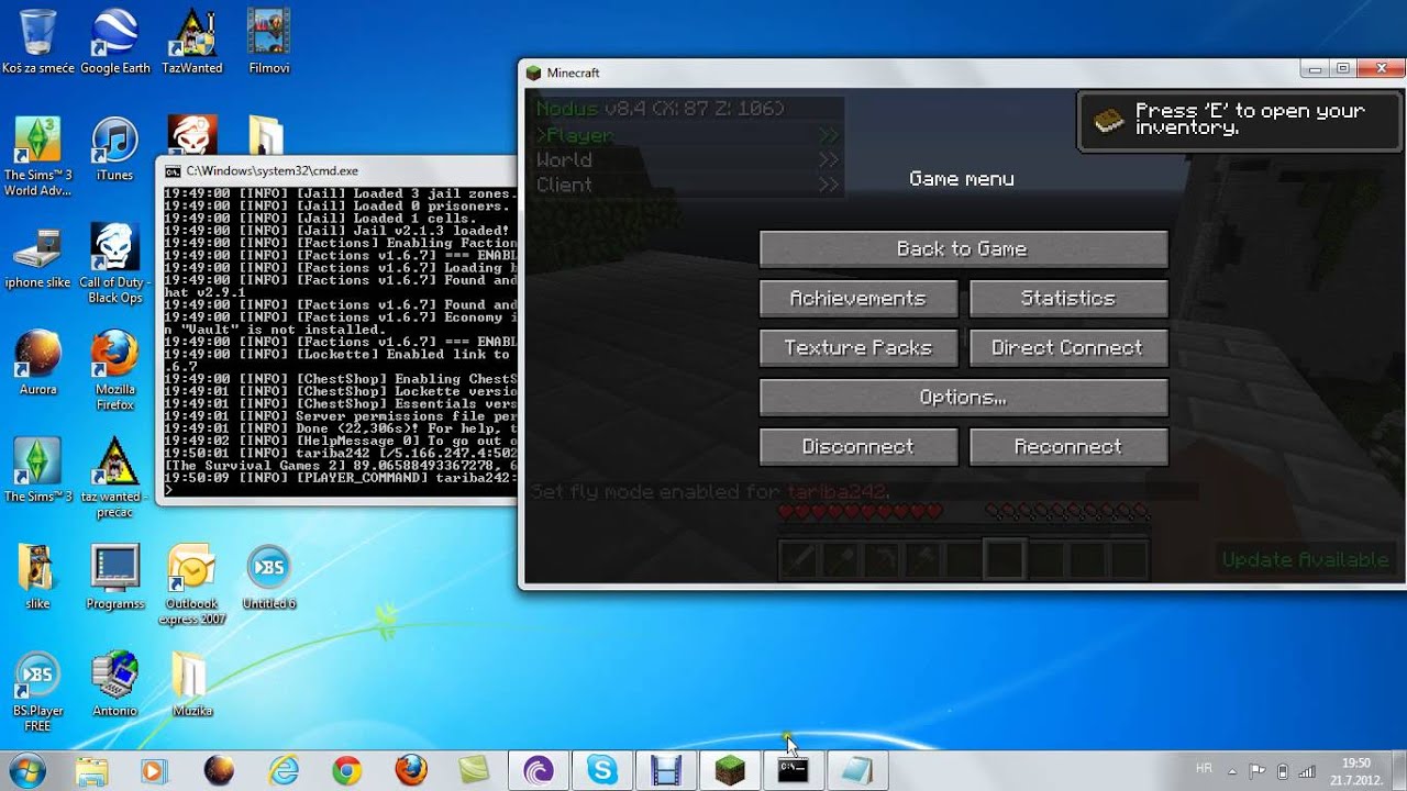 How to setspawn on minecraft bukkit server - YouTube