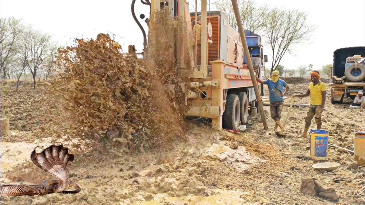 Borewell Drilling - 130 Feet Deep Boring 10 Hp Water | Coconut water ...