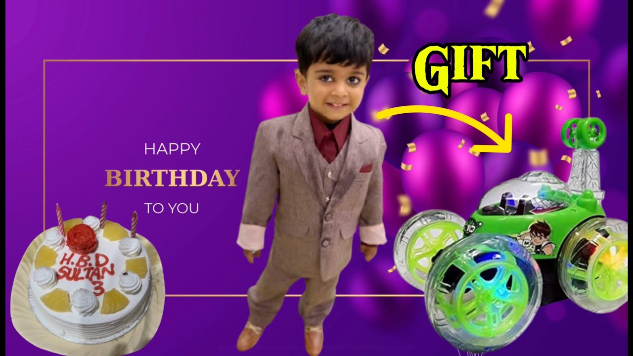 Sultan Birthday Party 🥳 || Sultan Got a Car On his Birthday - YouTube