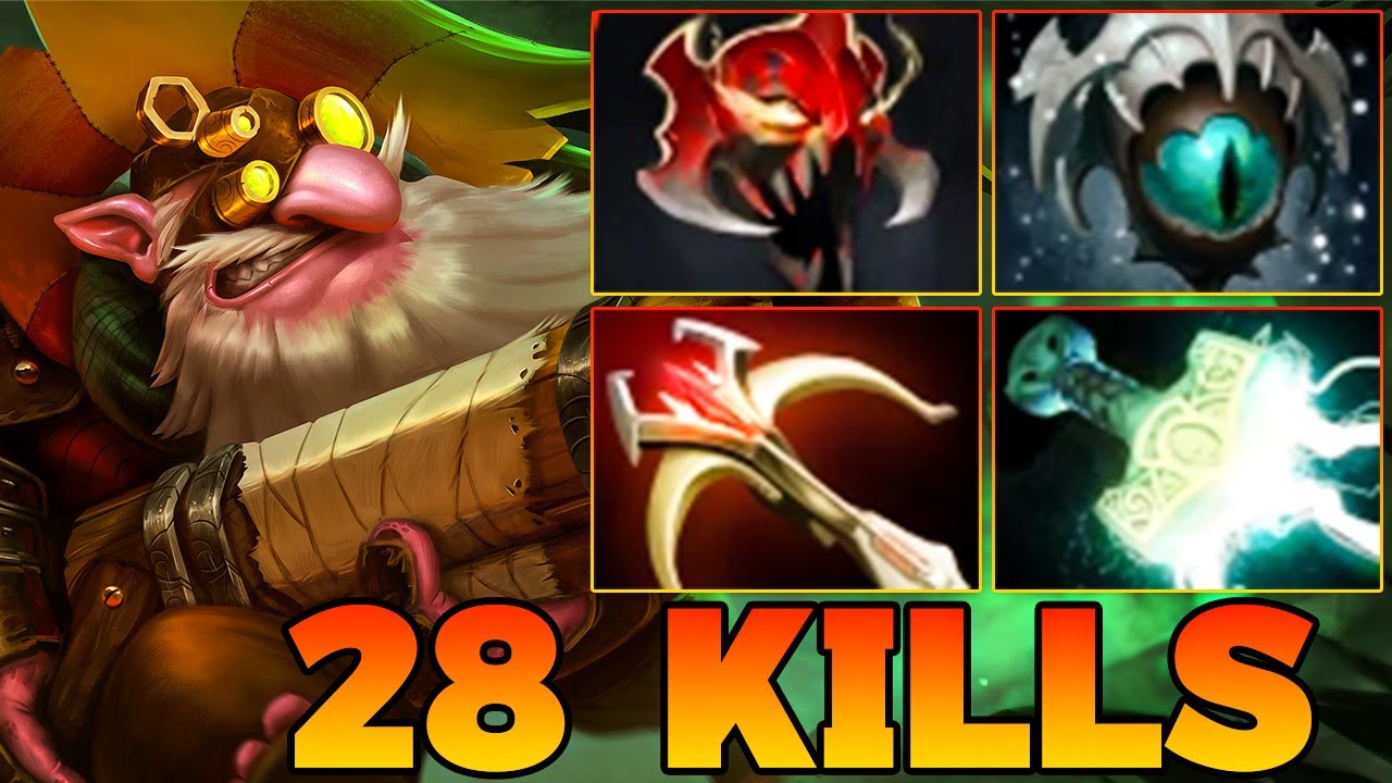 28 Kills Sniper !! Sniper Dota 2 Mid Meta Carry 7.39 Item Build Pro ...