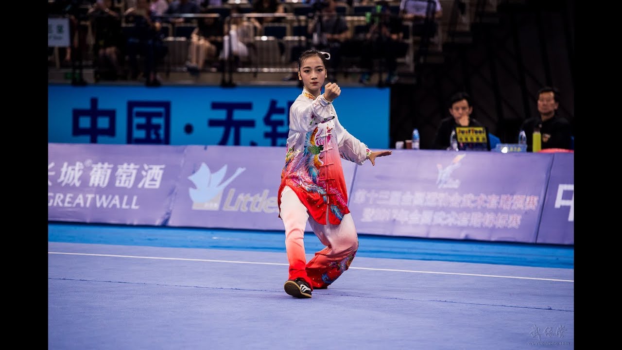 Women's Taijiquan 女子太极拳 第22名 解放军 李梓禧 9.34分 jie fang jun li zhi xi - YouTube