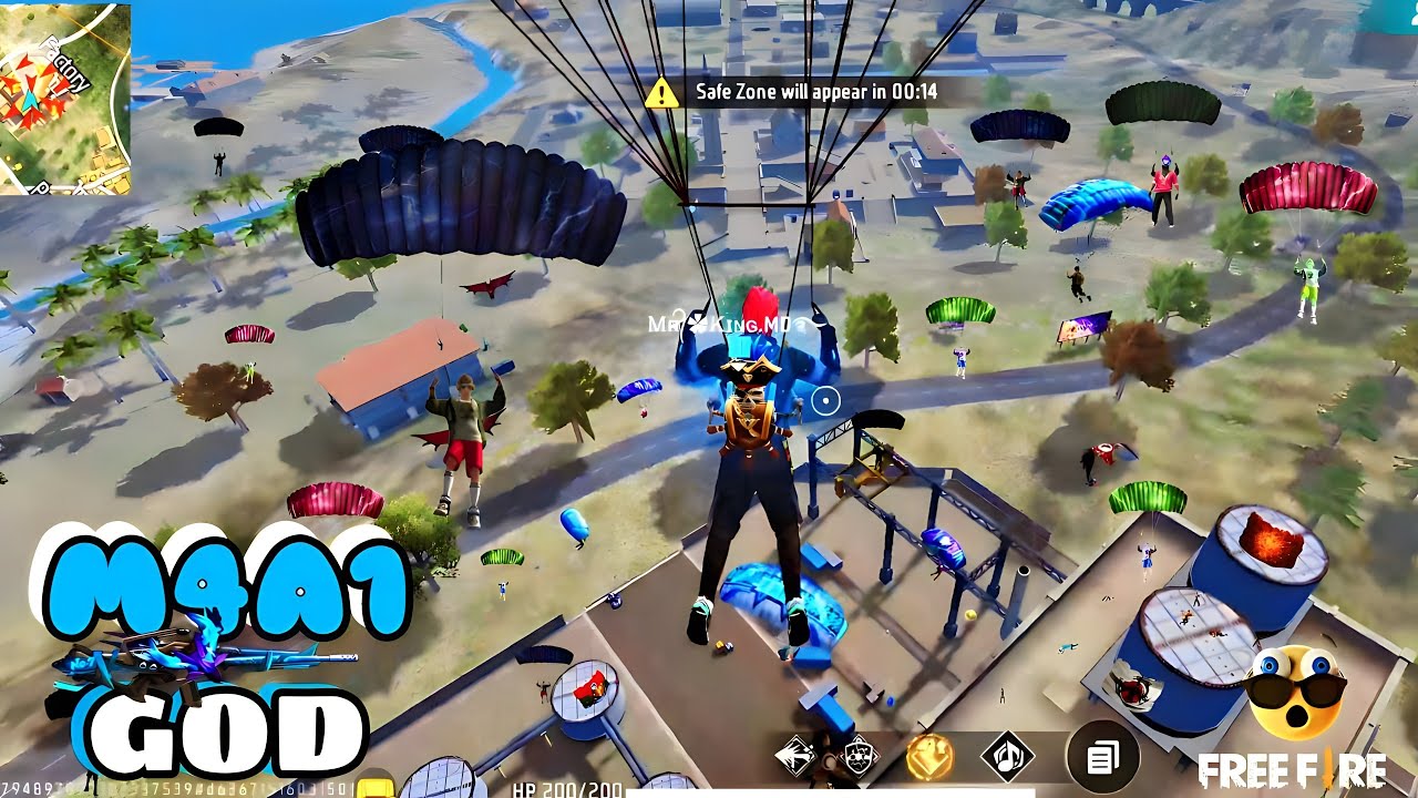 Factory Top 😱 Free Fire M4A1 God Factory Top Gameplay Video | Free Fire ...