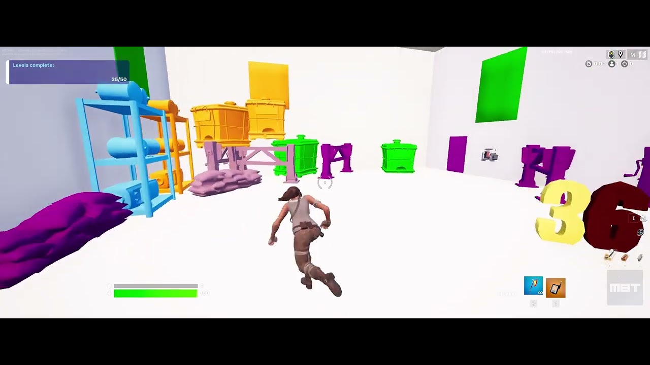 How YOU Can Complete Level 35 in Fortnite SUPER COLOR ESCAPE ROOM by ...