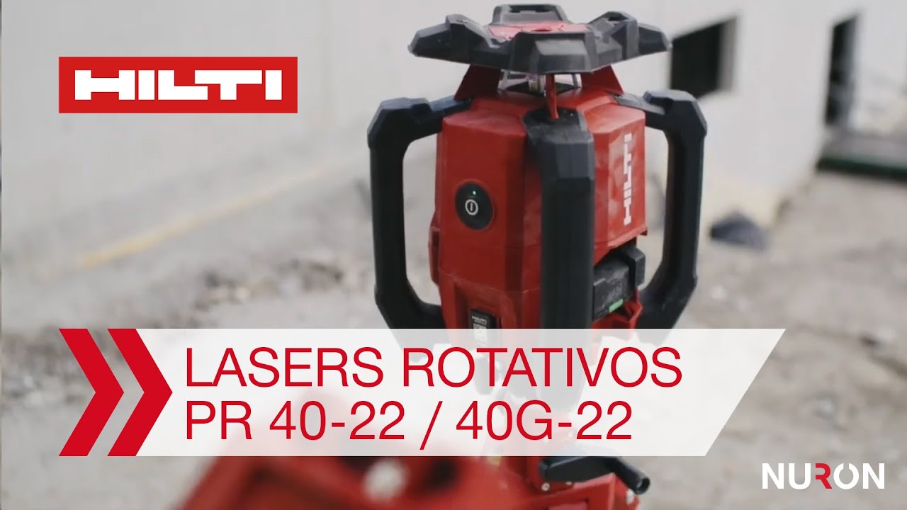 Lasers Rotativos PR 40-22 / PR 40G-22 - YouTube
