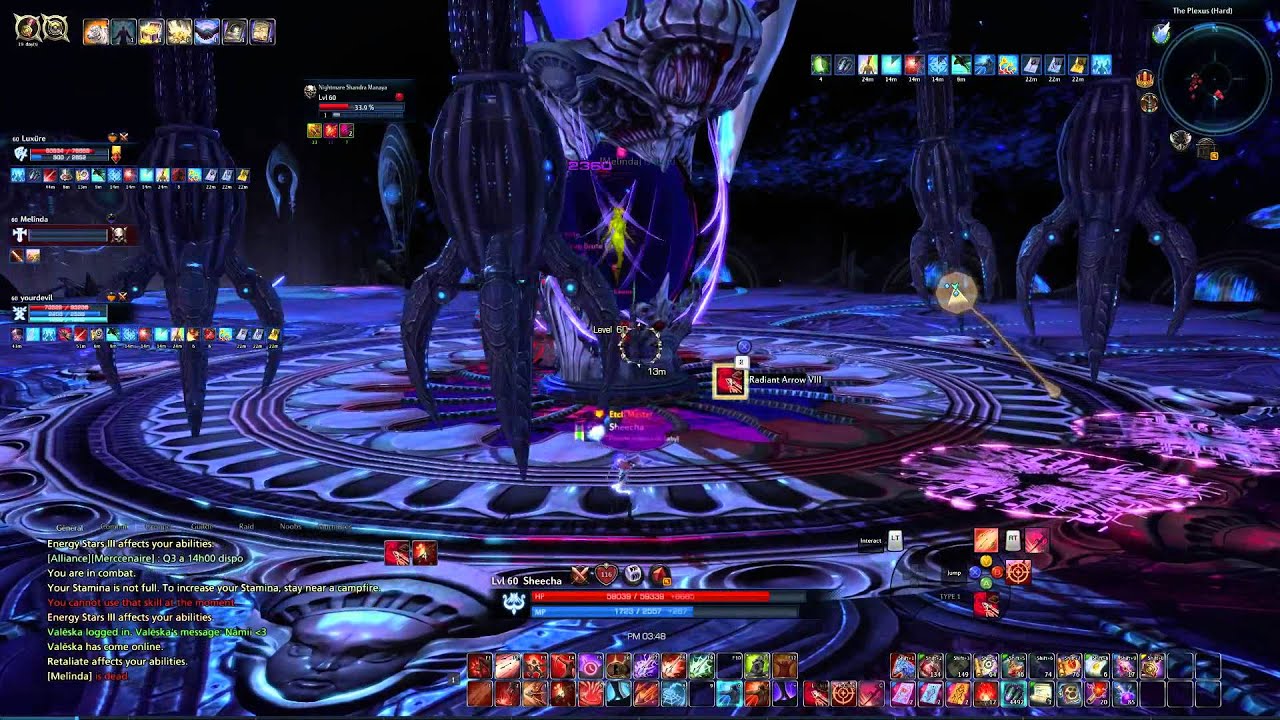 TERA : Manaya's Core (Hard Mode) - Archer Elin LV60 - YouTube