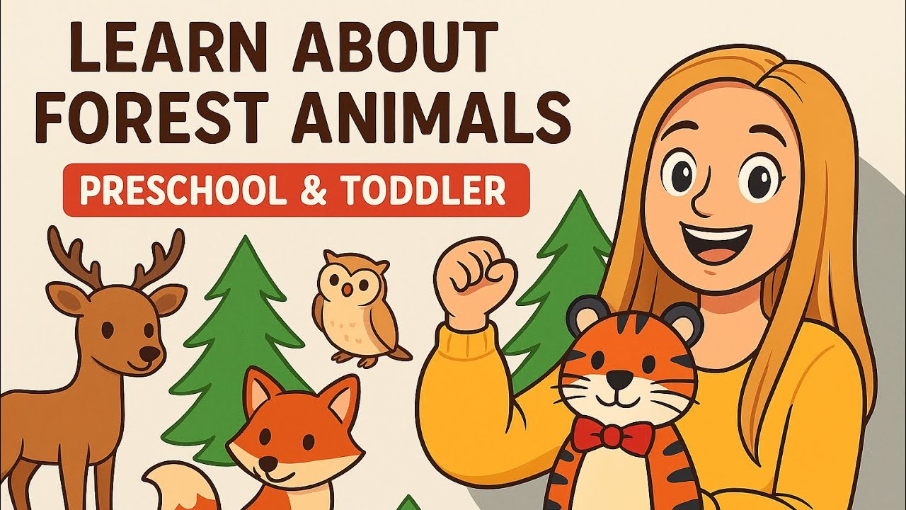 Preschool & Toddler Learning Time — Forest Animals Circle Time - YouTube