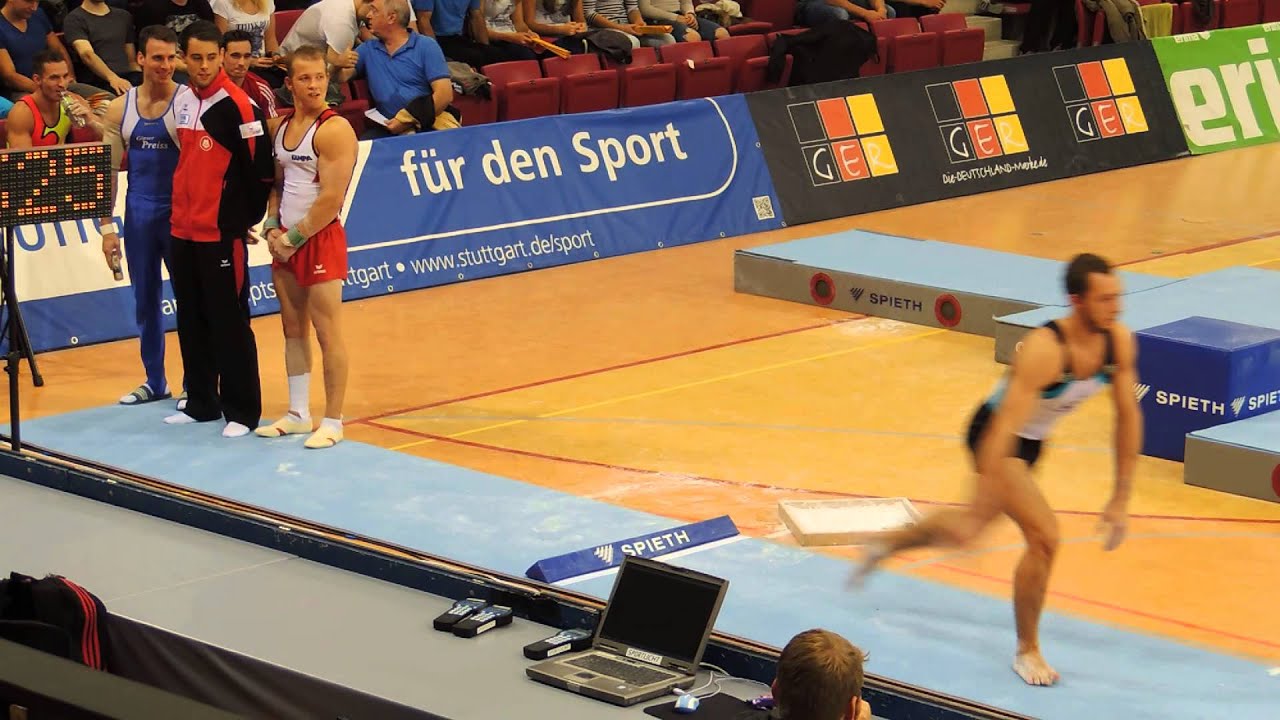 Ivan Bykov - TV Bous - Sprung - WM Qualifikation Stuttgart 2015 - YouTube