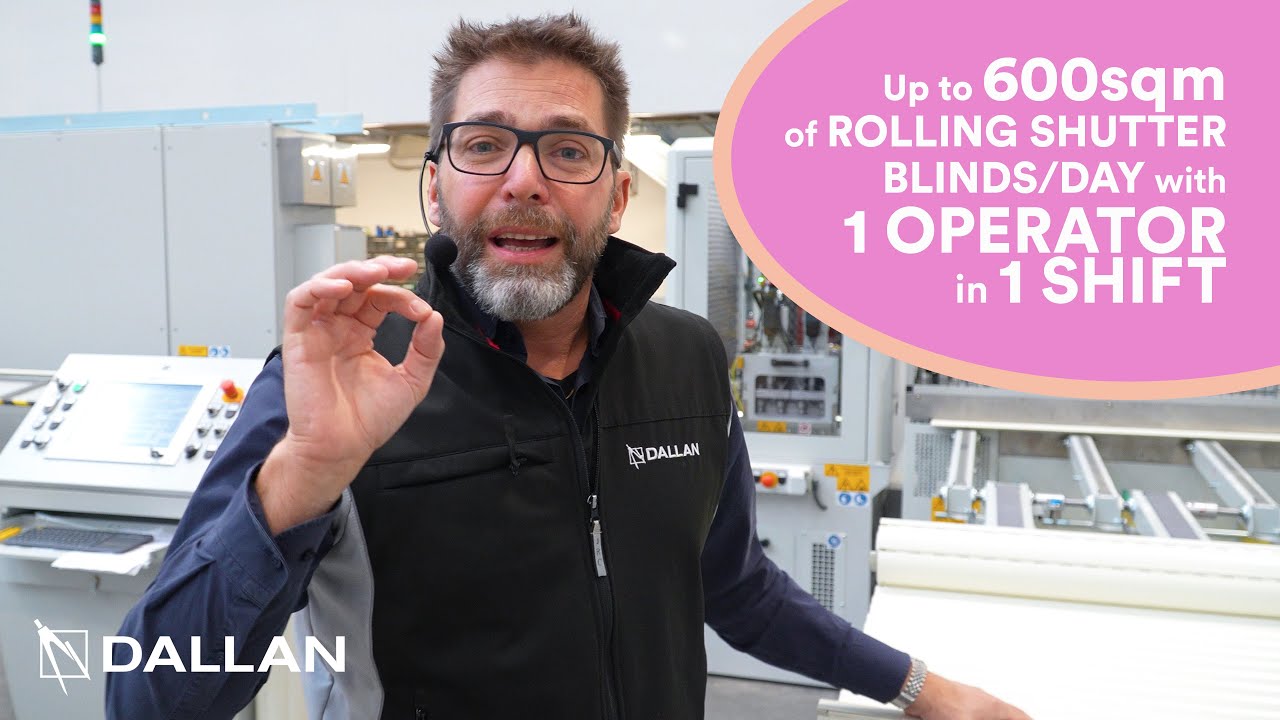 Up to 600SQM of ROLLING SHUTTER BLINDS /DAY with 1 OPERATOR in 1 SHIFT ...