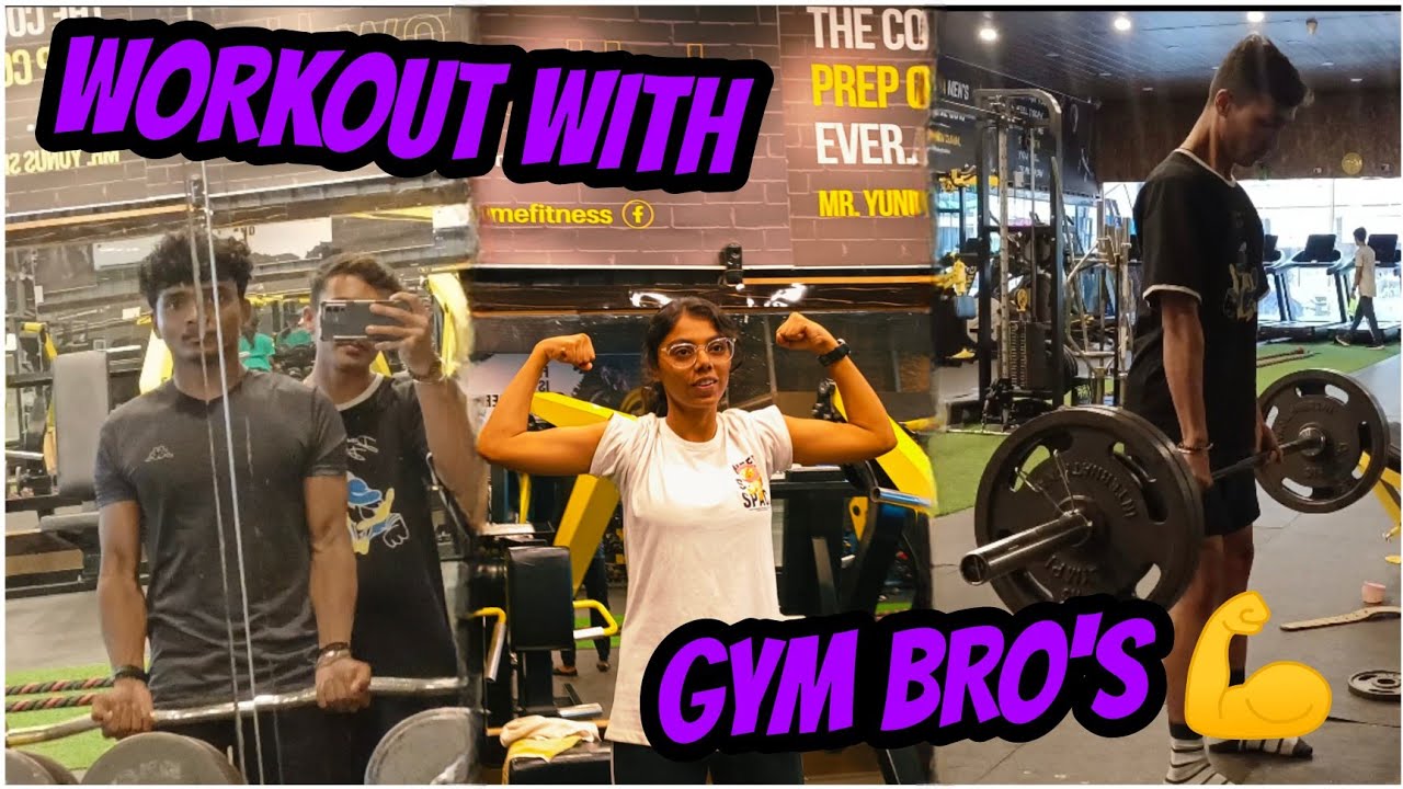VLOG:-200||WORKOUT WITH GYM BRO'S 💪🔱 ️‍🔥|| - YouTube