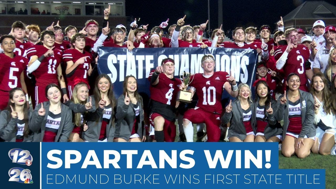 Edmund Burke Academy wins first ever football state championship title ...