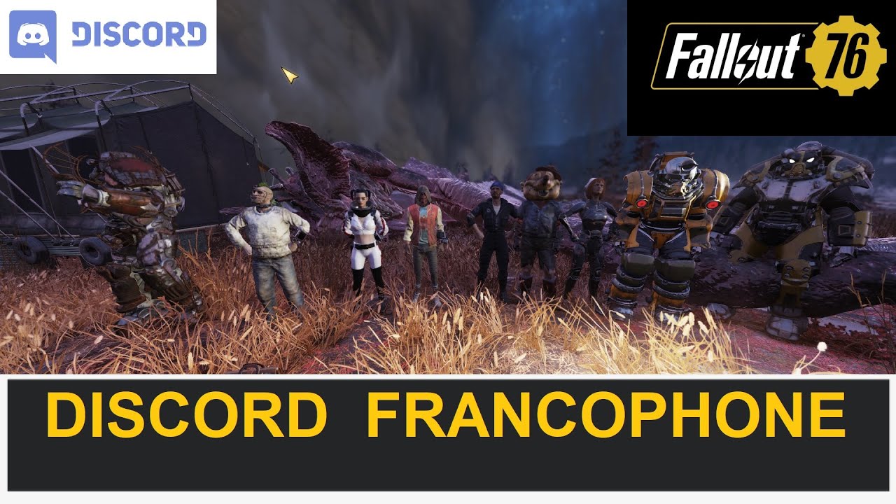 Fallout 76 Fr - DISCORD Francophone Québec France - YouTube