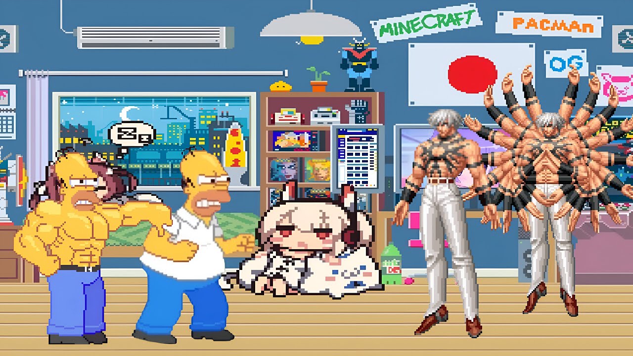 [KOF MUGEN] Homero Simpson vs. Orochi - YouTube