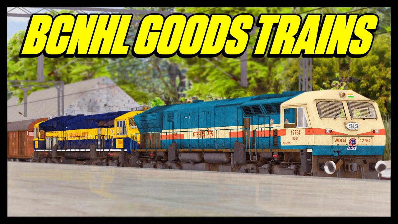 KYN WDG4 + WDG4D with Loaded BCHNL Departing Pardi Station #msts #bgpro ...