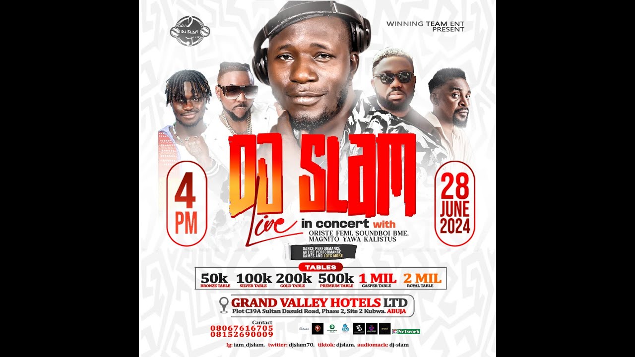 Dj Slam Live In Concert Promotional Video - YouTube