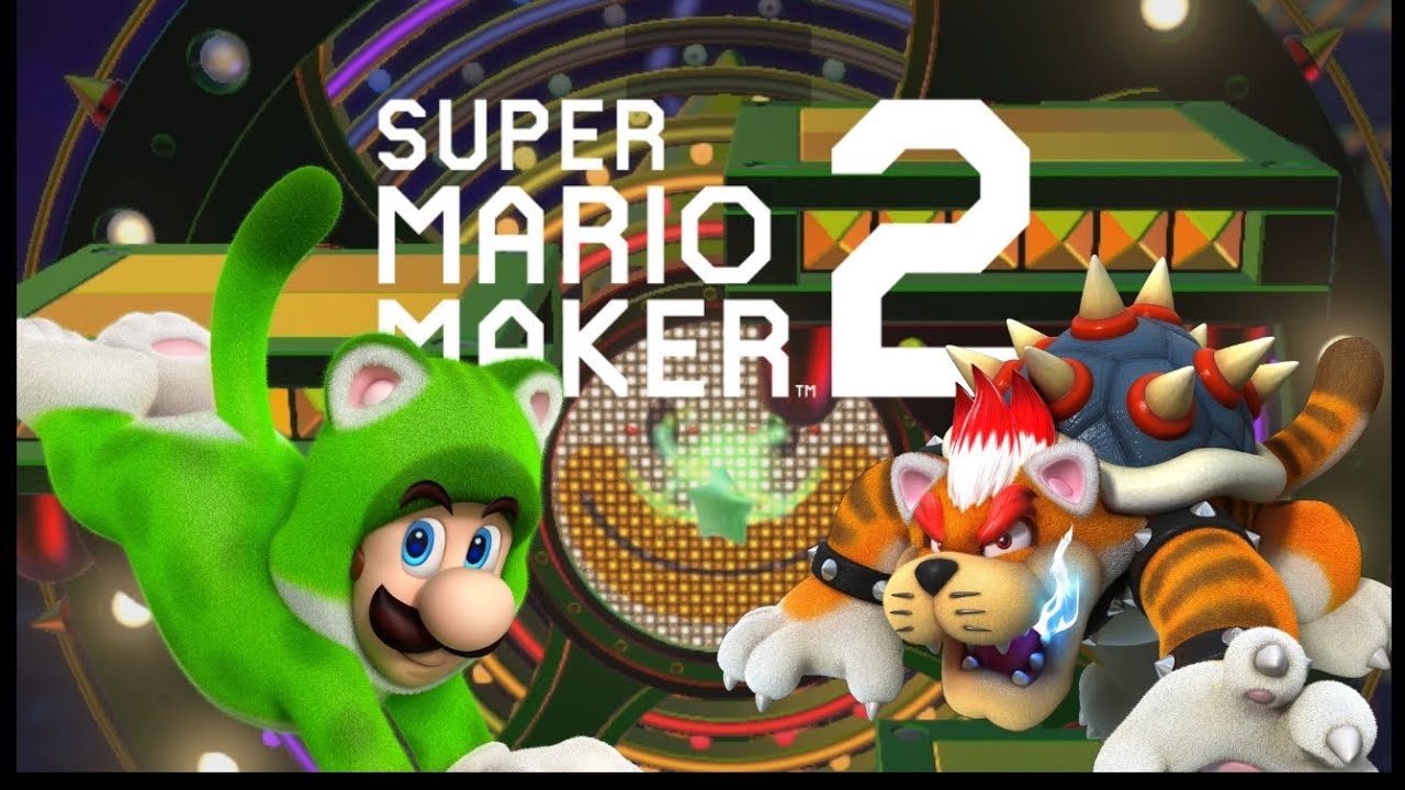 Super Mario Maker 2 Custom Level - The Great Meowser Showdown - YouTube