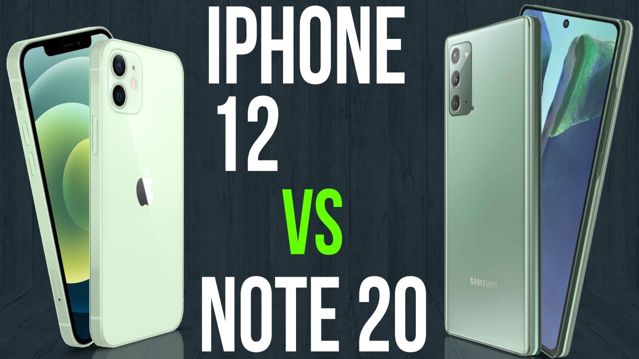 iPhone 12 vs Note 20 (Comparativo) - YouTube