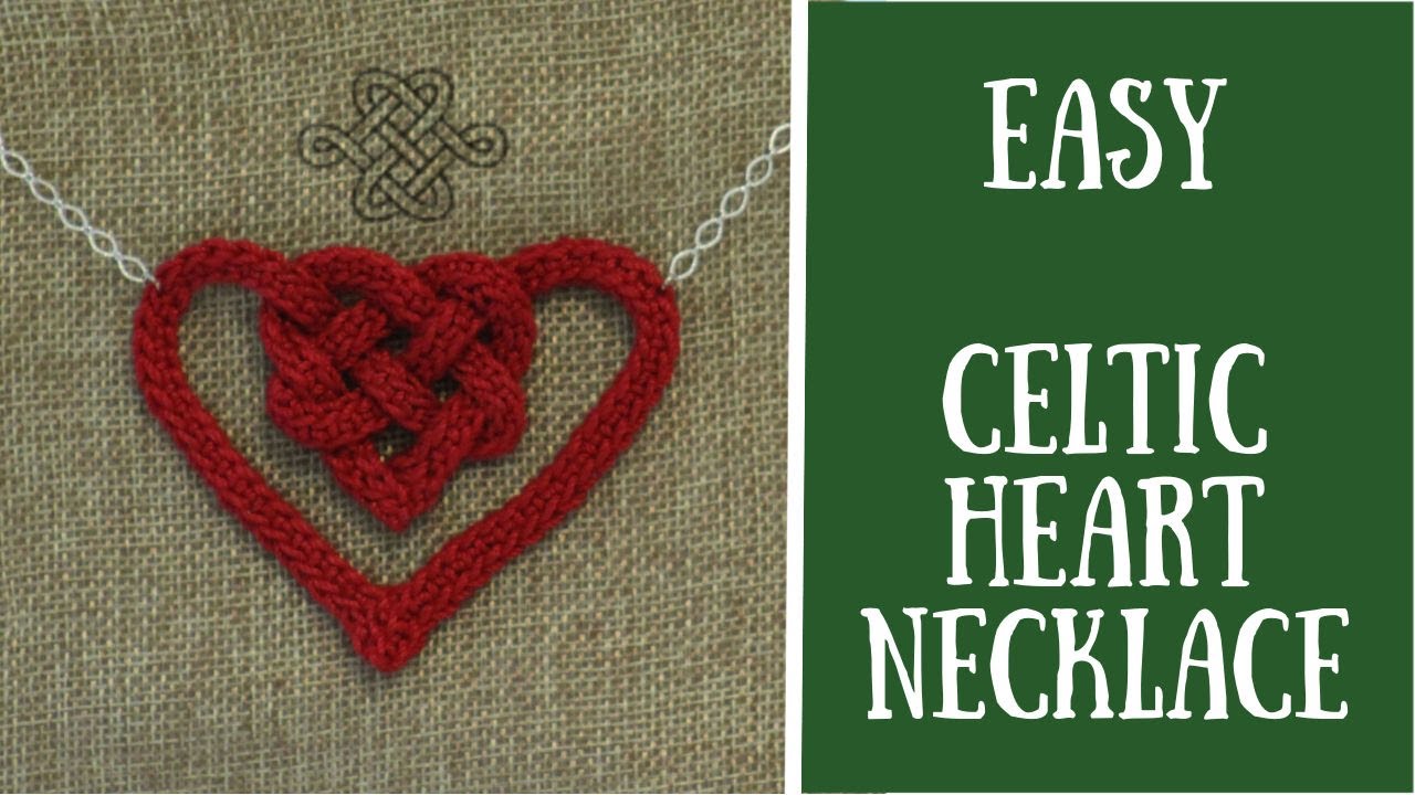 Easy Celtic Knot Heart Necklace - YouTube