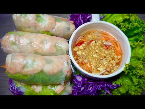 Fresh Spring Roll and Fish Sauce | Spring Roll | Vegetables Spring Roll ...
