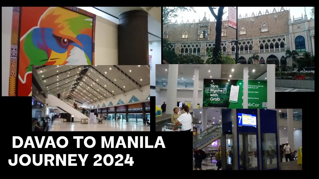 MY DAVAO TO MANILA JOURNEY 2024 - YouTube