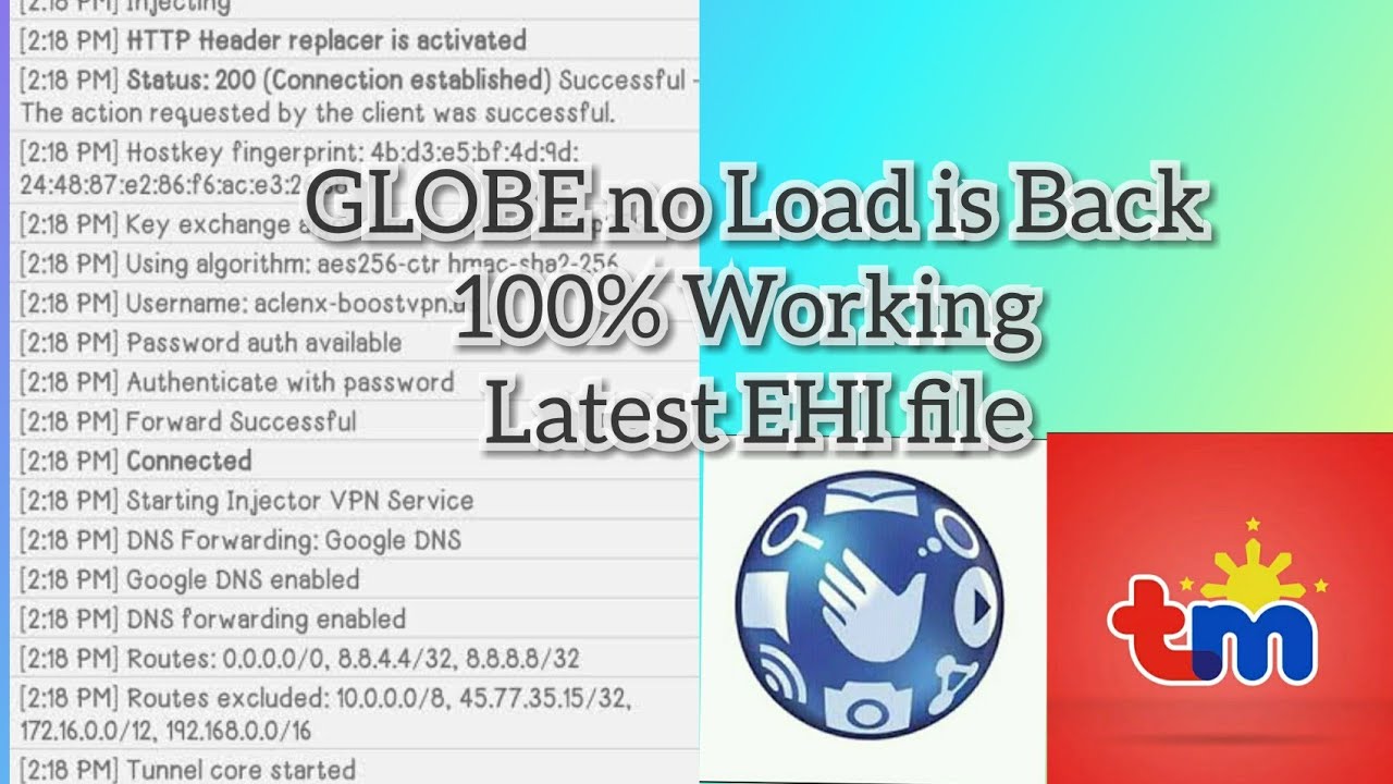 GLOBE NO LOAD IS BACK LATEST EHI FILE 100% WORKING | HTTP INJECTOR ...